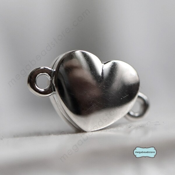 Magnetic Clasp Heart Shape - Etsy