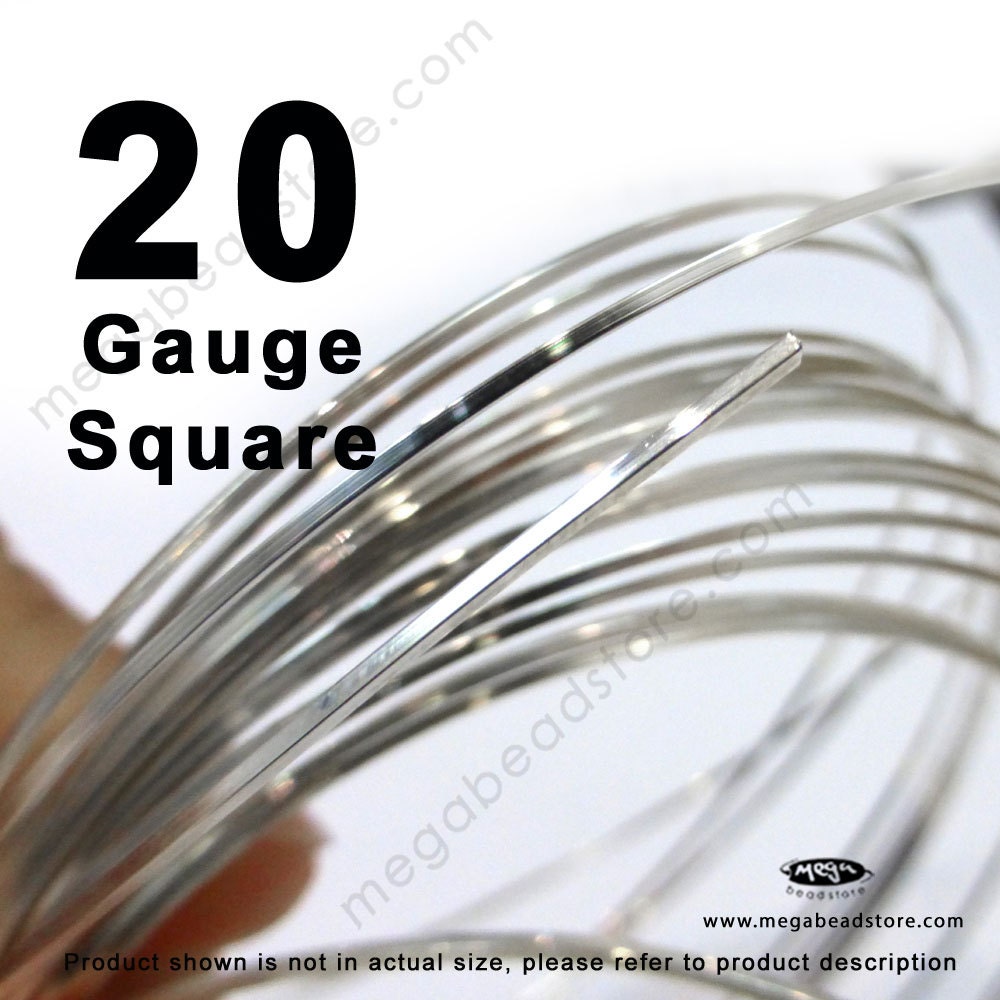 Square Shape 20 Gauge 925 Sterling Silver Wire Half Hard - Etsy