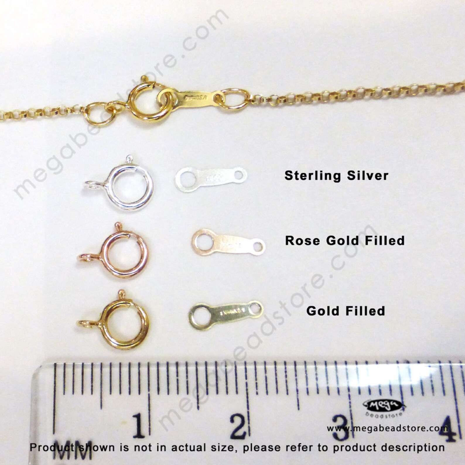 10 Sets 5.5mm Spring Clasps and Tag Set 14/20 Gold Filled - Etsy