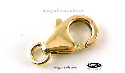8mm 10mm 12mm 14K Gold Filled Lobster Clasp Claw F44GF - Etsy