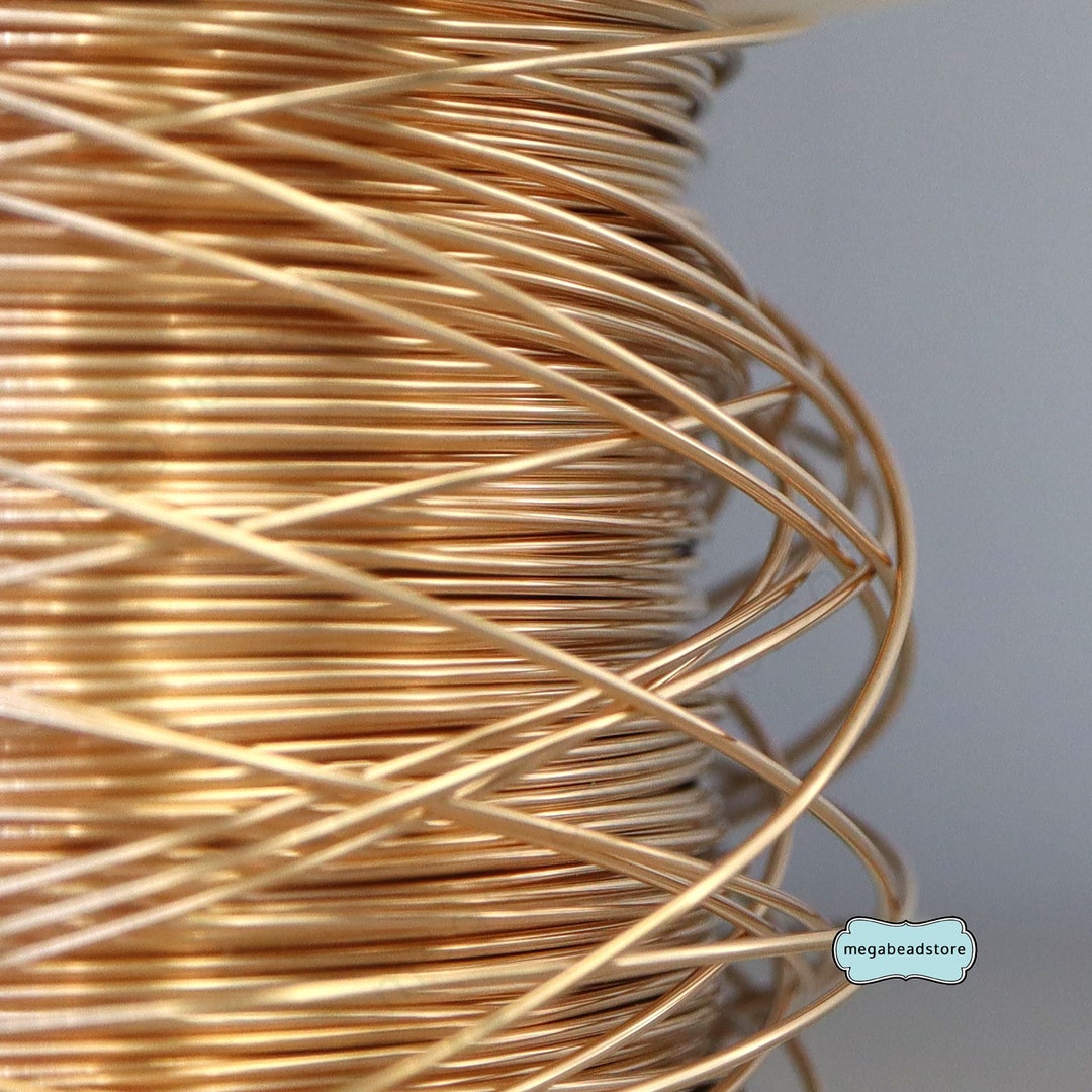 14K Gold Filled Wire Dead Soft (DS)- 28, 26, 24, 22, 20, 18 Gauge ...