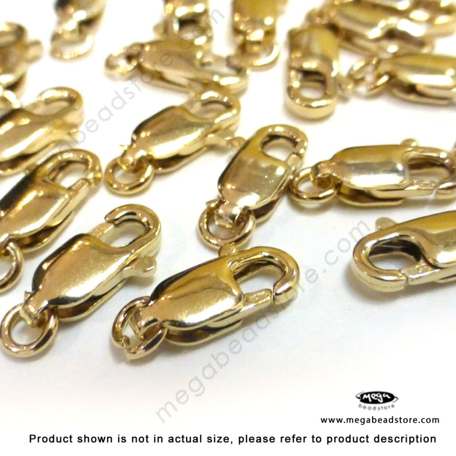 10mm 14K Gold Filled Lobster Clasp Claw GF F303GF - Etsy