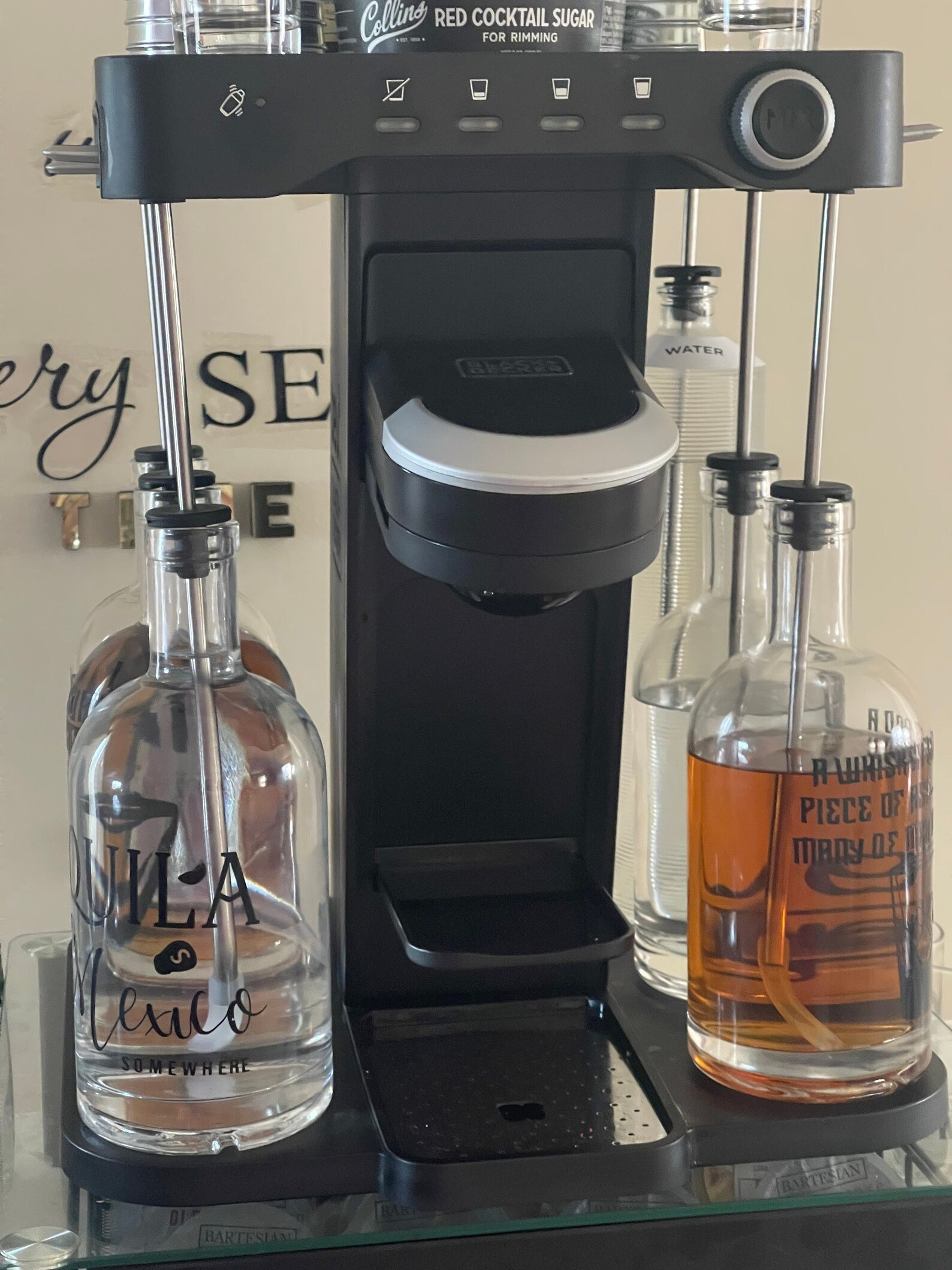 Barware Bottles Customized for Bartesian or Black and Decker Bartending ...