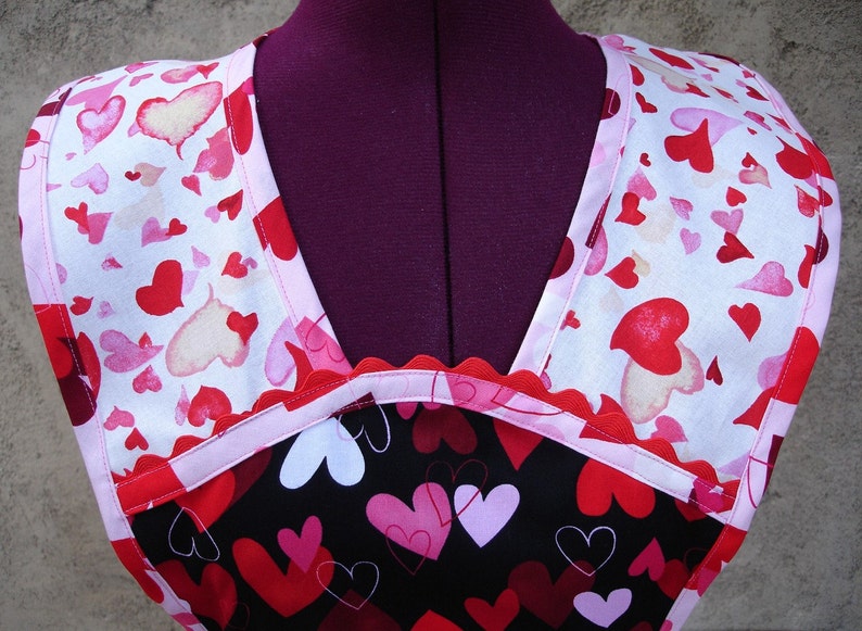 Vintage Style Apron - Hearts - Vintage/retro/flirty Style - Etsy