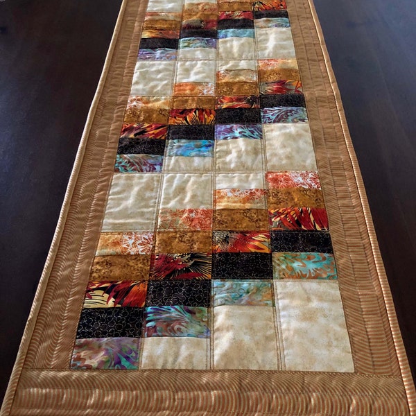 Handmade Autumn Quilted Table Runner - Etsy Handmade Autumn Quilted Table Runner - Etsy