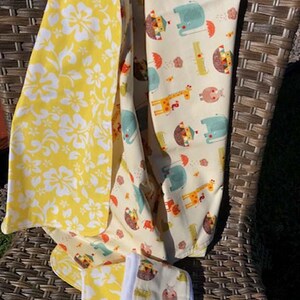 Newborn Gift Set - Giraffe Crossing/burp Cloths - Quiltsy Handmade - Etsy