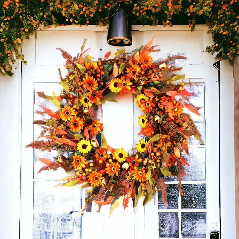 Outdoor Fall Wreath - Etsy