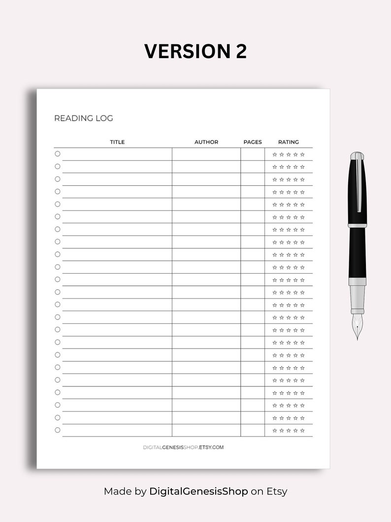 Registro de lectura imprimible, Registro de lectura, Libros para leer ...