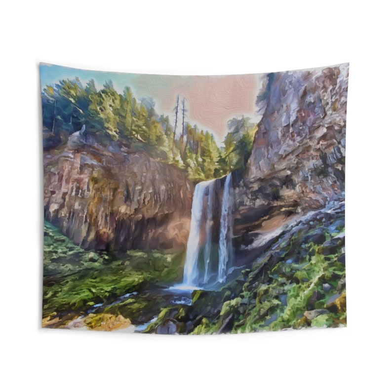 Indoor Wall Tapestries: Silver Falls Oregon - Etsy