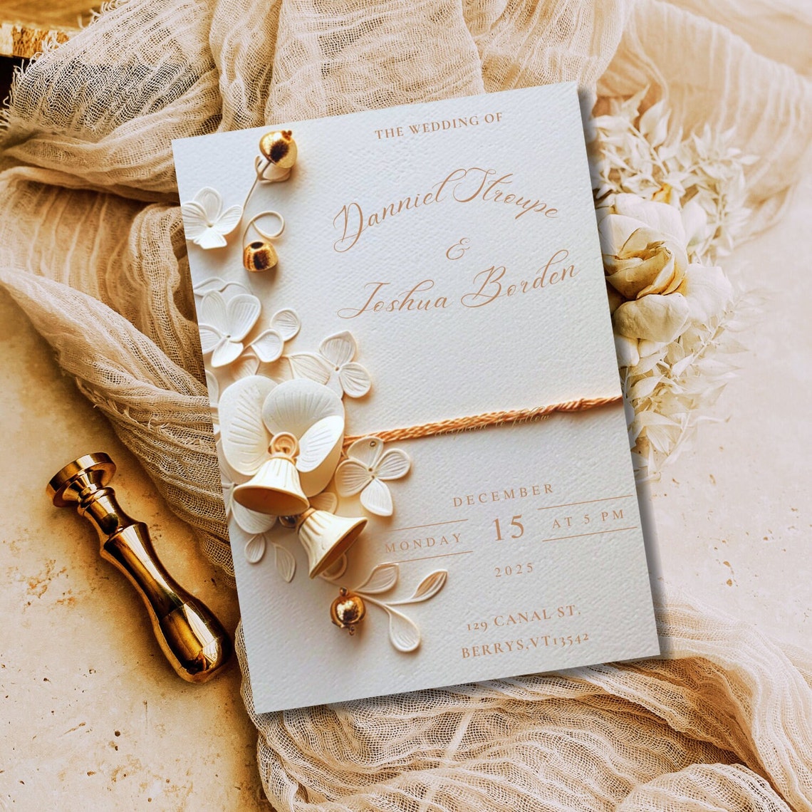 Elegant Wedding Invitation, Fancy Wedding Invitations, Floral Wedding ...