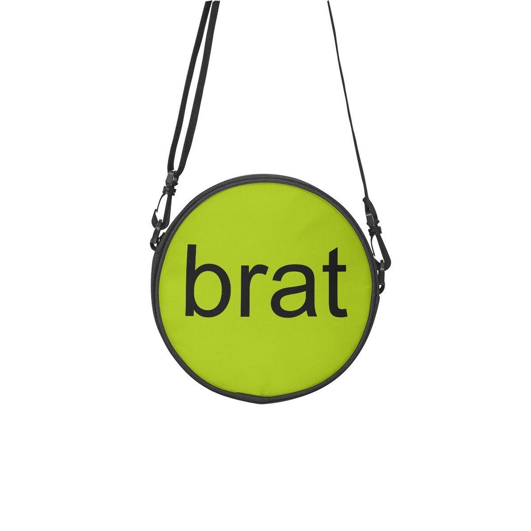 Brat Charli XCX Fan Merch Bag Round Purse Gift for Charli XCX Fan Brat ...