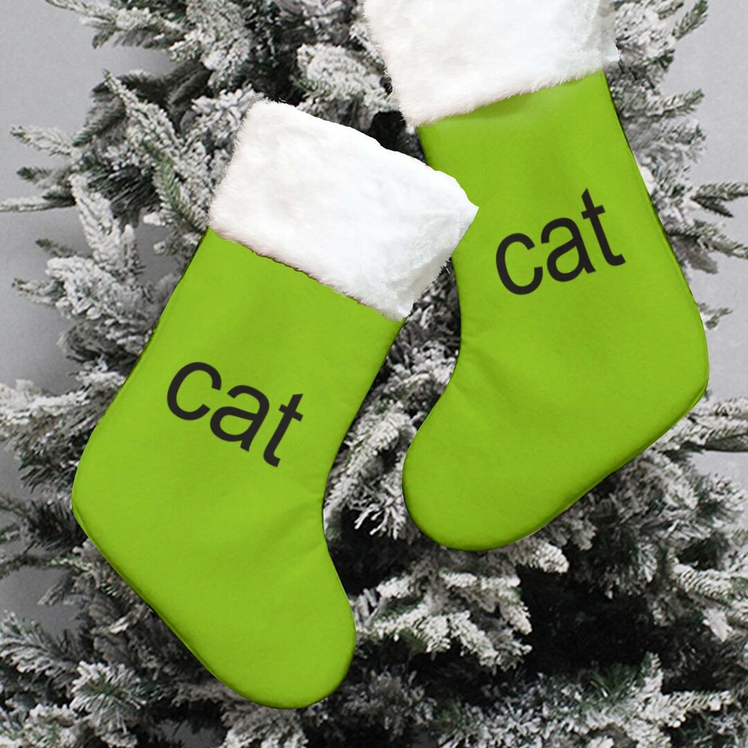 Brat Custom Stocking, Brat Charli XCX Fan Merch, Christmas Brat Gifting ...
