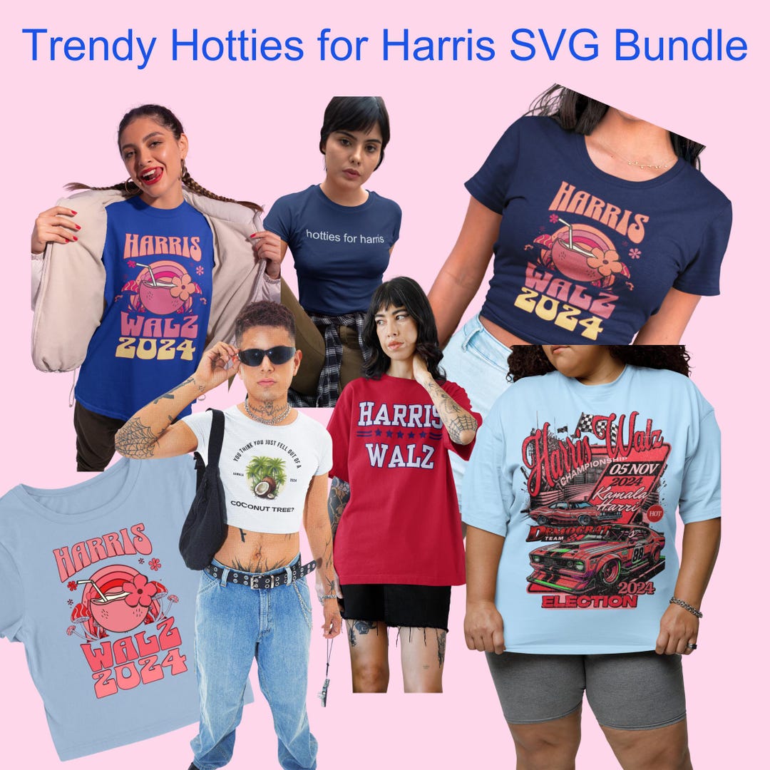 Harris Walz SVG Bundle, Kamalaharris SVG Elect Kamala Harris 2024 ...