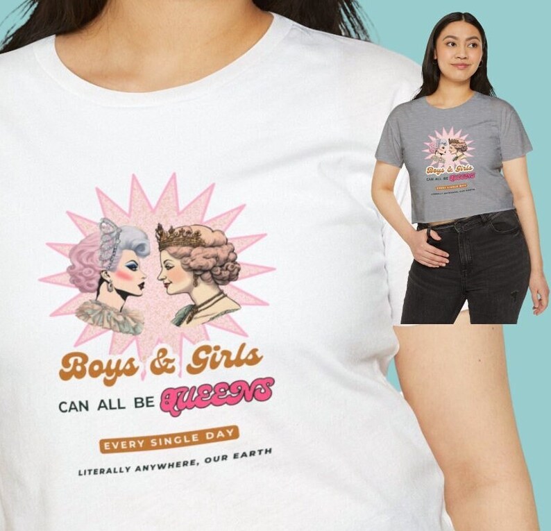 Chappell Roan Inspired Queens Crop Top Gift for Girlies and Music Lover ...