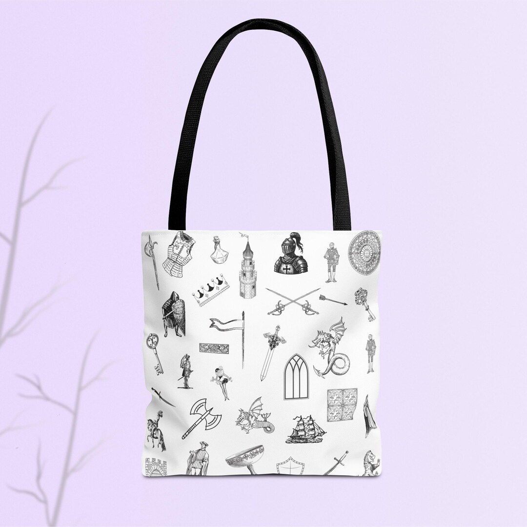 Medieval Tote Bag. Renaissance Faire Accessories, Weirdcore Bags, Fairy ...