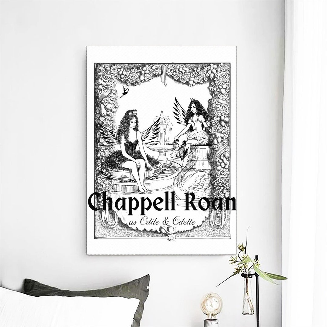 Chappell Roan Black Swan White Swan Fan Merch Art Poster Mural, NO ...
