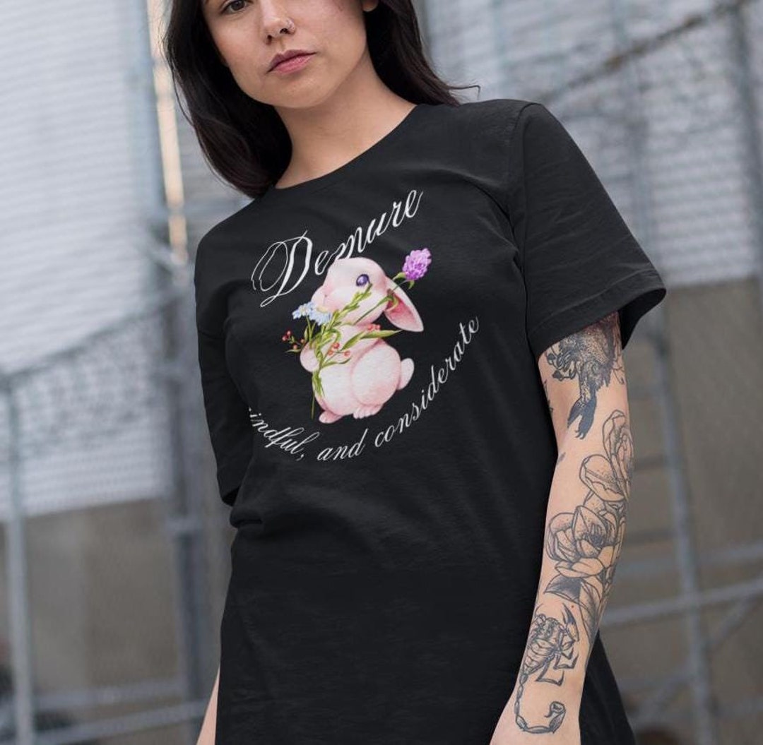 Demure T-shirt, Demure Mindful Considerate, Tiktok Inspired Fashion ...