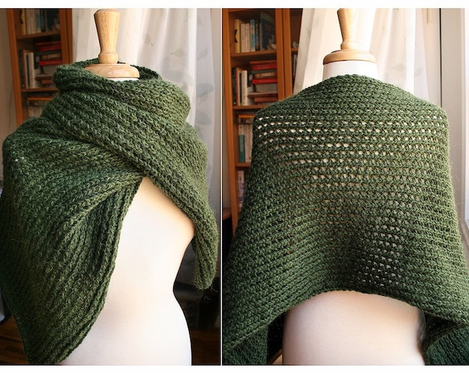 Luxurious Wool and Alpaca Knit Wrap \/ Shawl - CUSTOM COLORS - Etsy