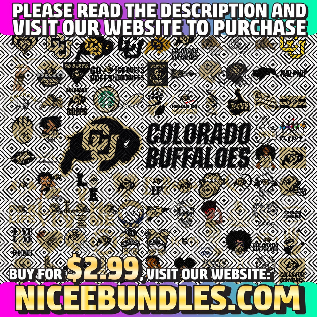 87 Files Colorado-buffaloes Team Bundle Svg, Colorado-buffaloes Svg, N ...