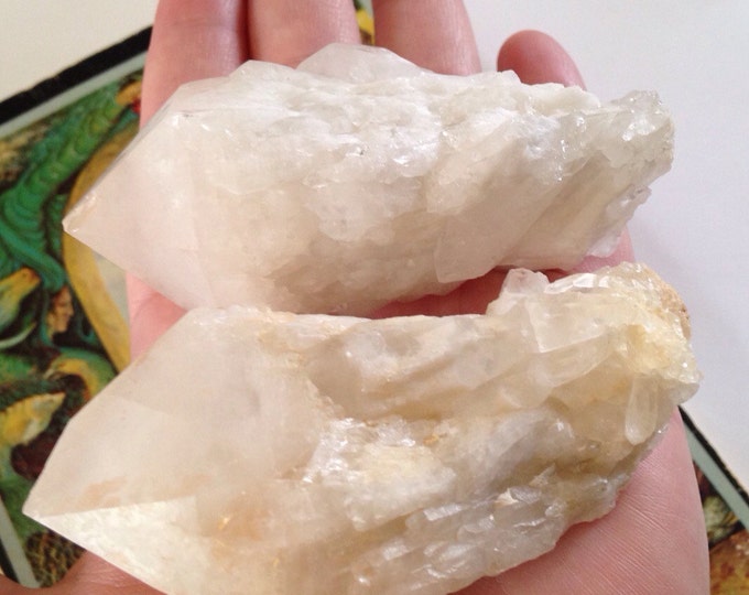 This is a Custom Listing for Kimberly Set of Two Large Candle Quartz ...