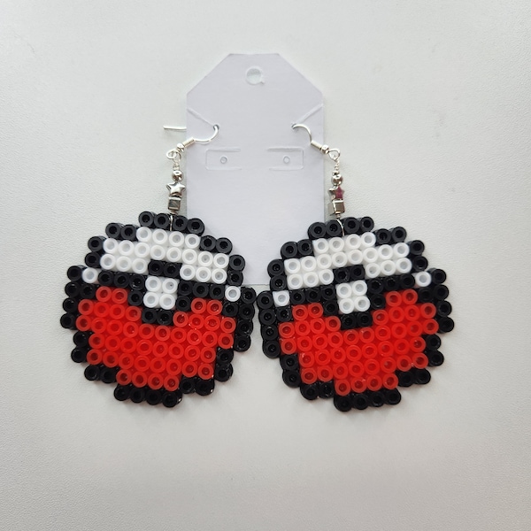 Pokeball Fuse Beads - Etsy