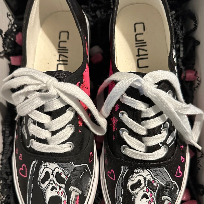 Ghostface Shoes - Etsy