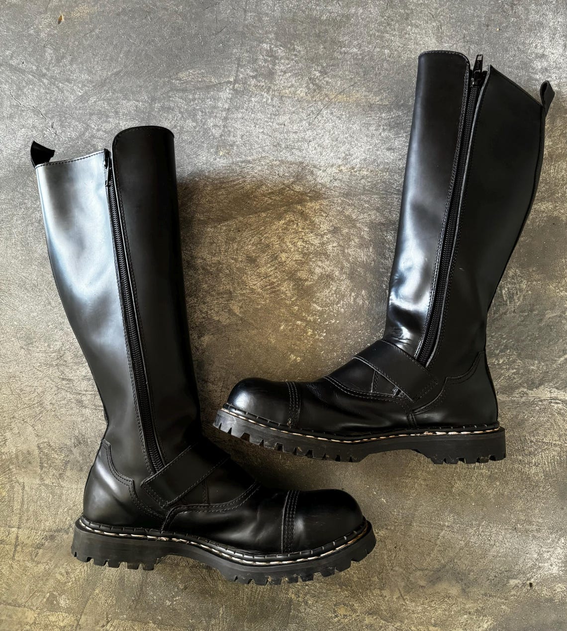 90s/y2k Gripfast Steel Toe Buckle Engineer Boots *made in England* RARE ...