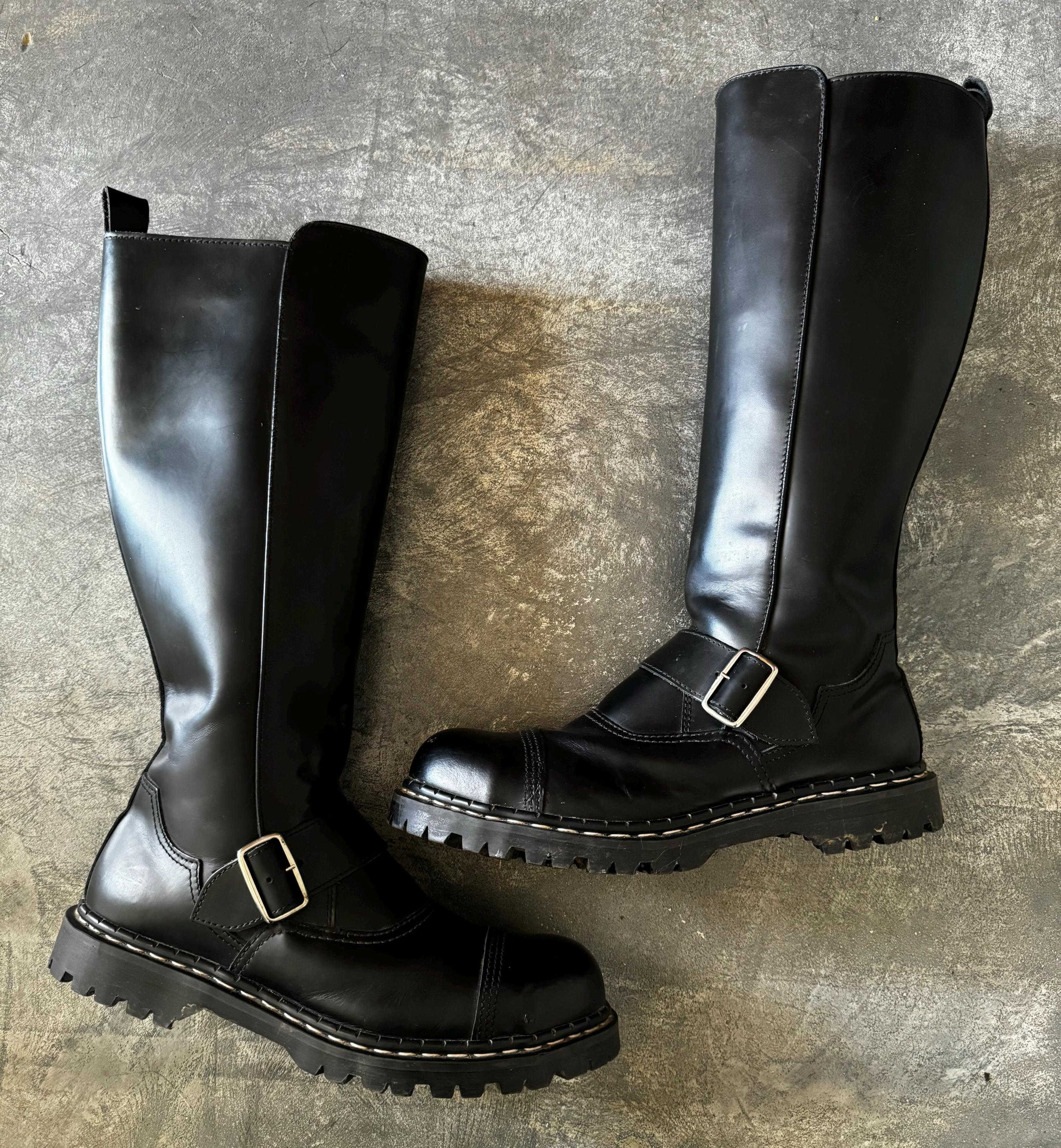 90s/y2k Gripfast Steel Toe Buckle Engineer Boots *made in England* RARE ...