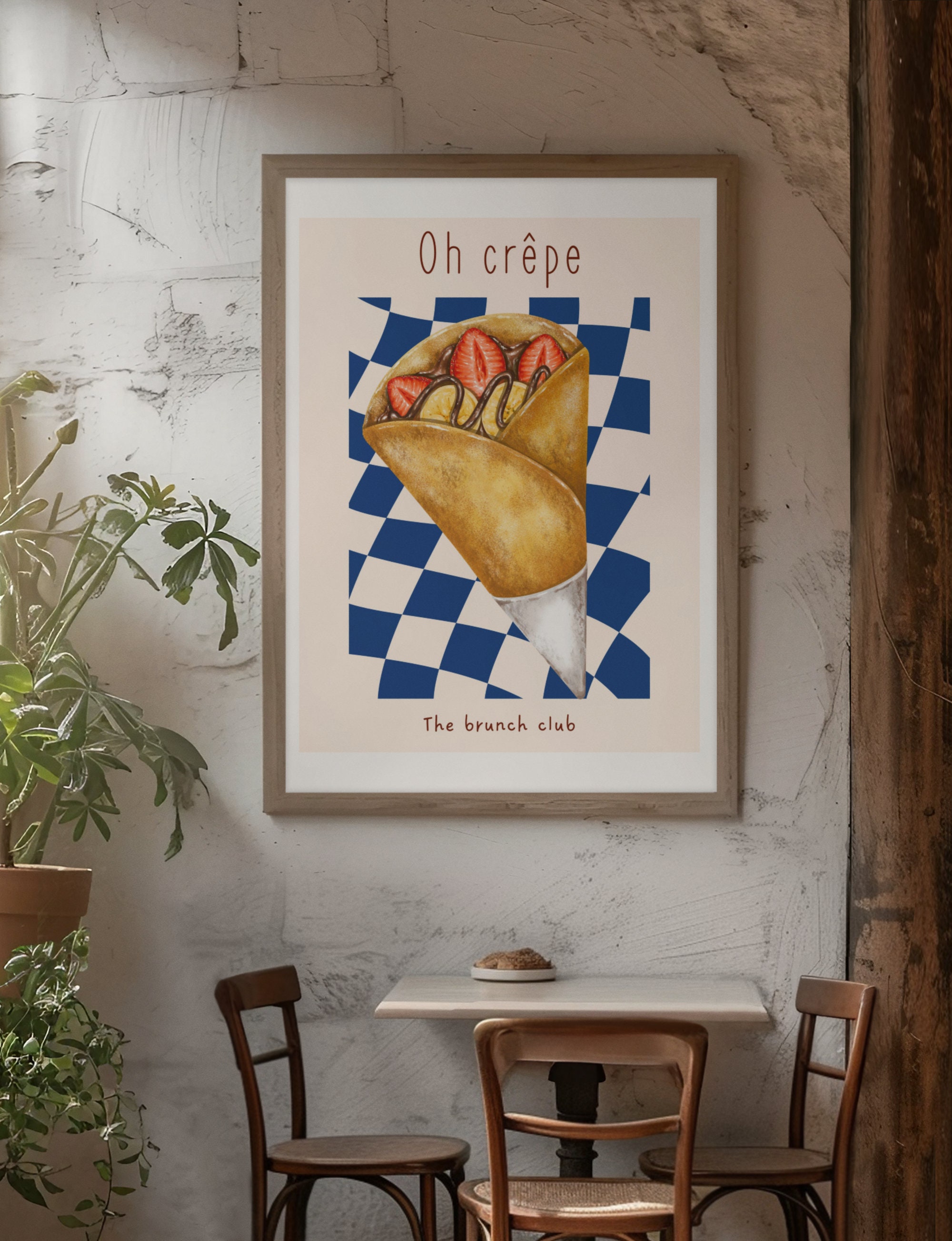 Pastries Brunch Breakfast Art, Kitchen Wall Print, French Decor ...