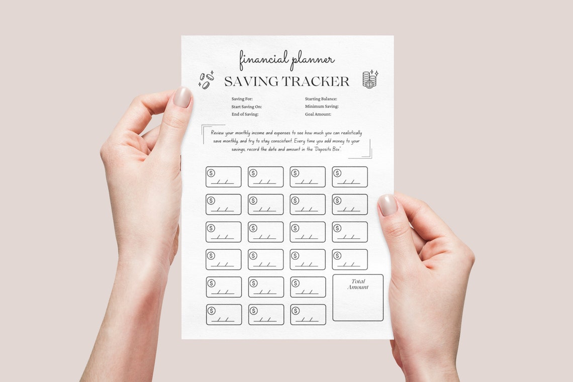 Journaling Planner Money Habit Tracker A5 Journal Page PRINTABLE ...