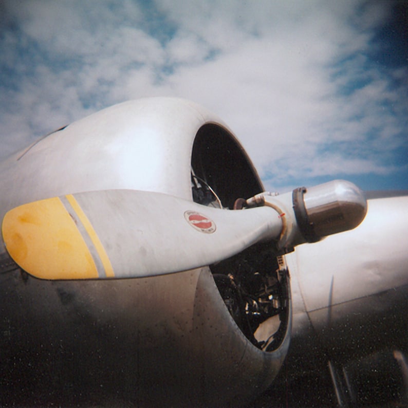 Lomography Vintage Retro Photo of Twin Beech Beechcraft 18 Aircraft ...