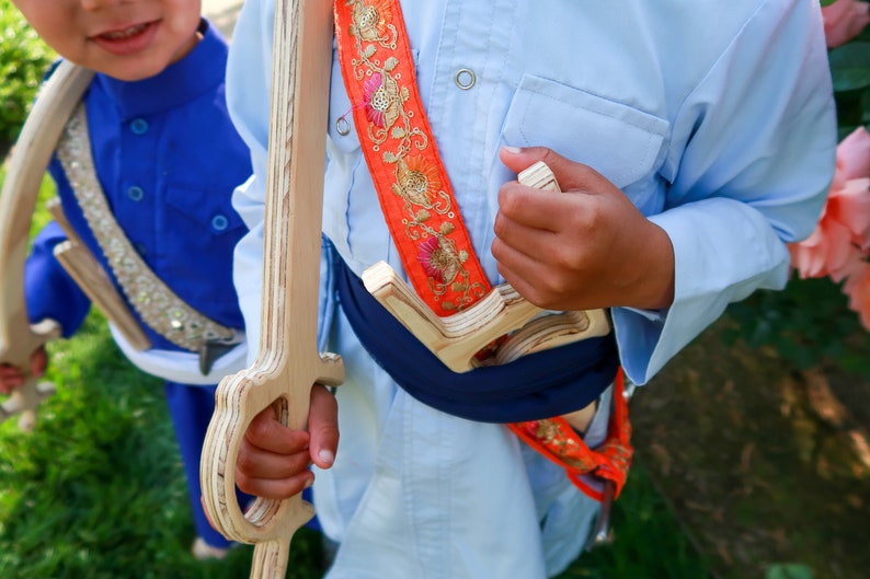 Handmade Wooden Sword Sikh Shastar Kirpan Khanda Katar Individuals or ...