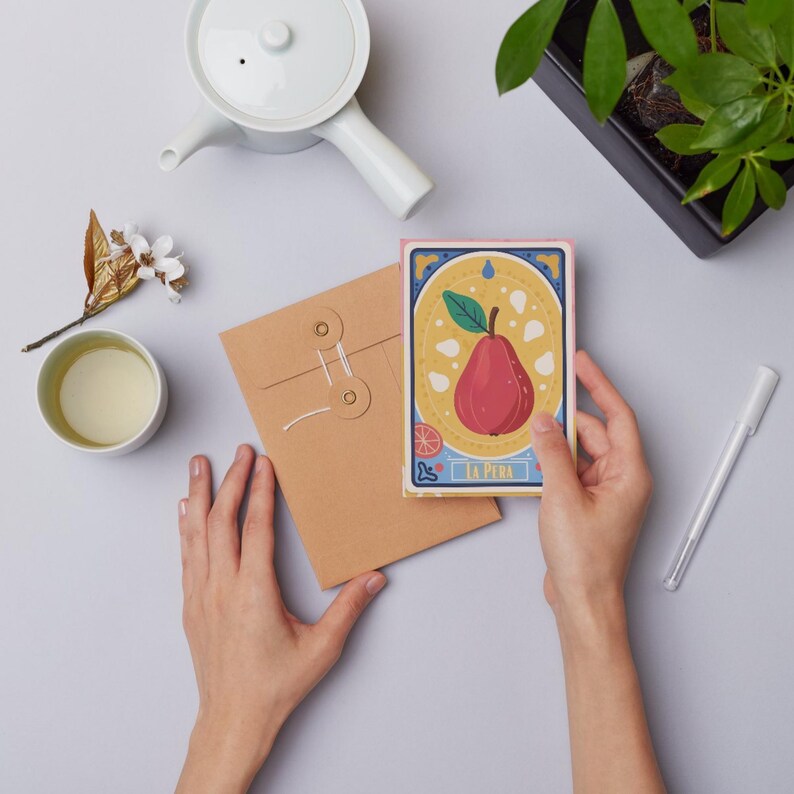 Lotería - La Pera - Mexican Culture - Mexican Bingo - Cult Pop Art ...