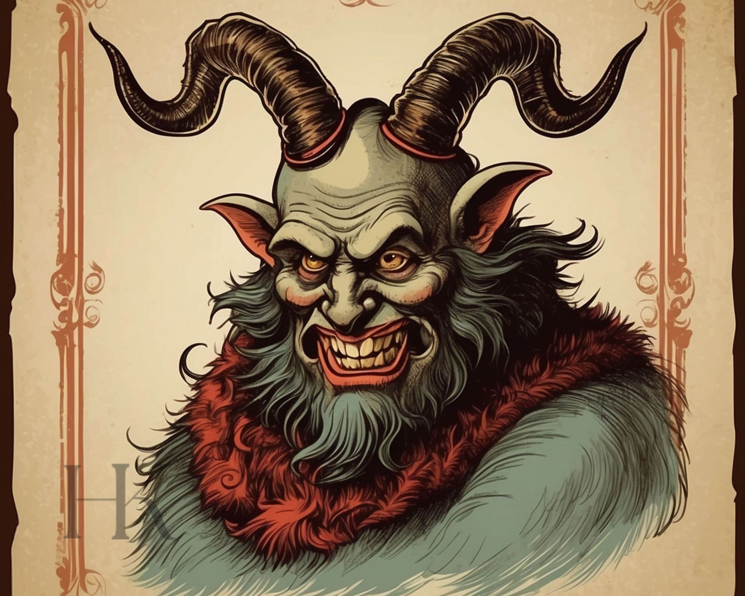 Merry Krampus! - Whimiscal Krampus - Xmas Krampus - Krampusnacht ...