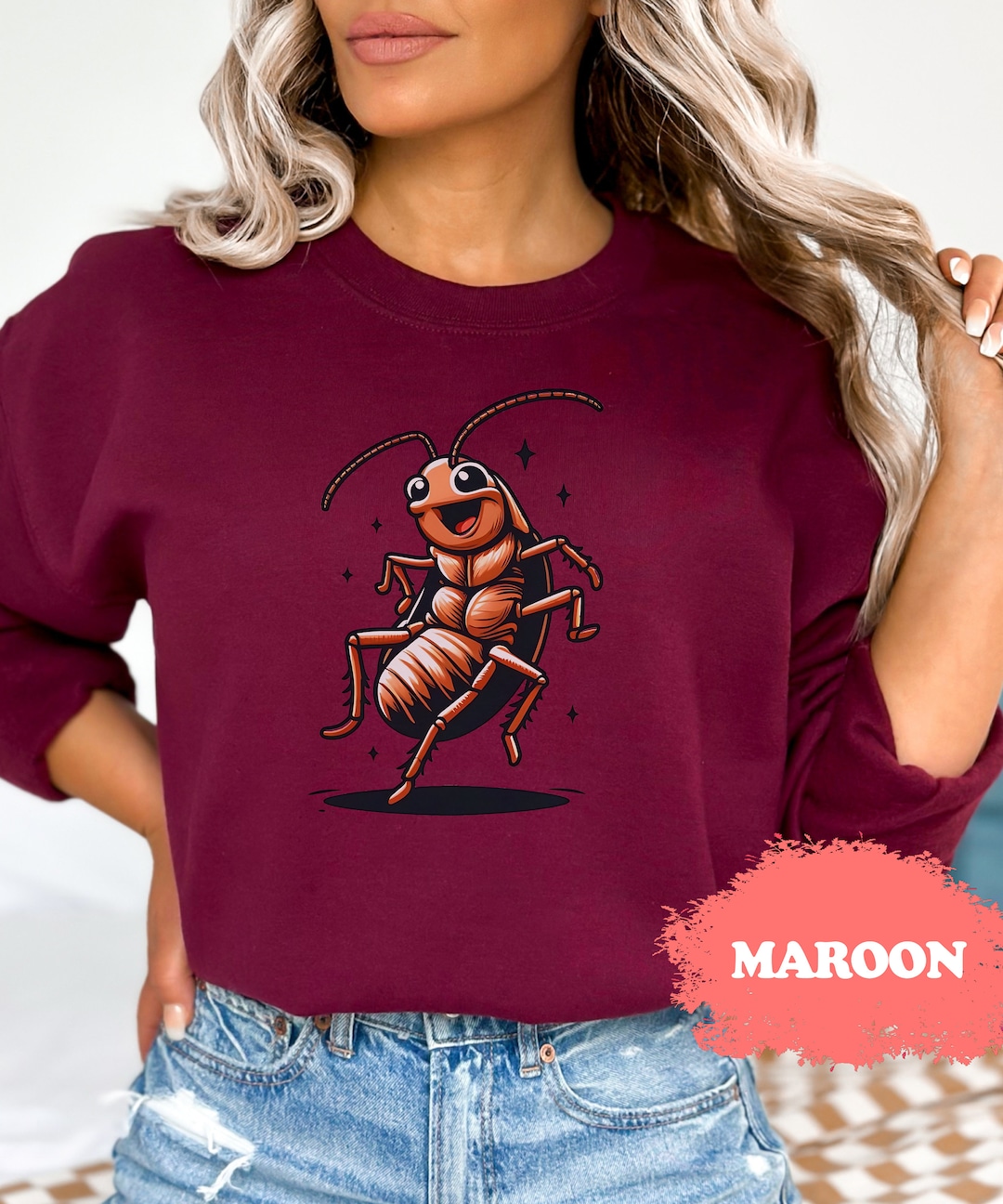 Cockroach Tee, Dancing 3d Cockroach AR, Cockroach T Shirt, Bug Tee, Bug ...