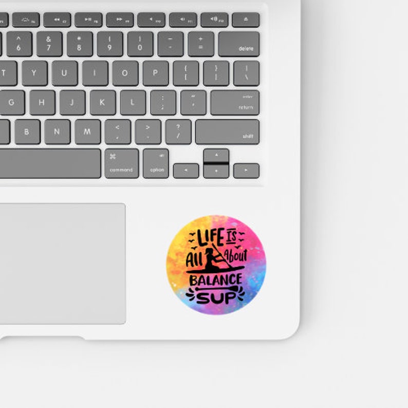 Stand up Paddle Board Sticker, SUP Sticker, Laptop Sticker, Water ...