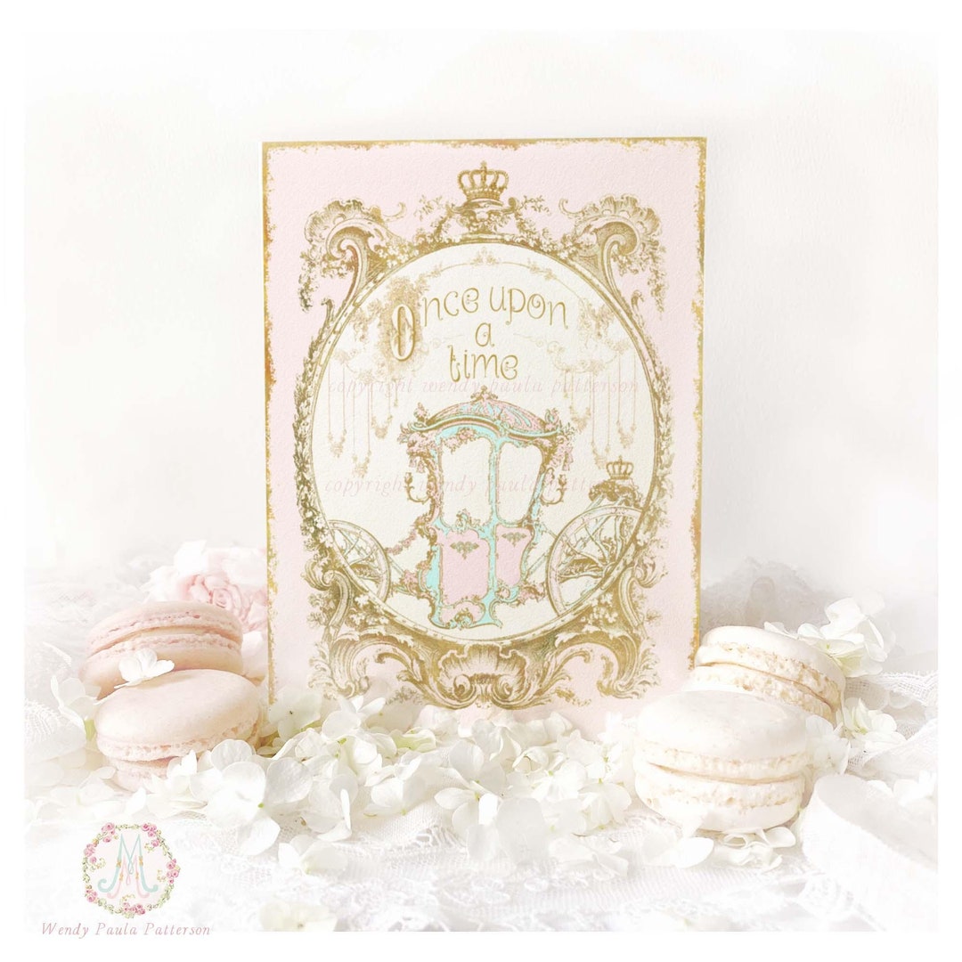 Once Upon a Time Gift Tag, Card, Digital Download - Etsy