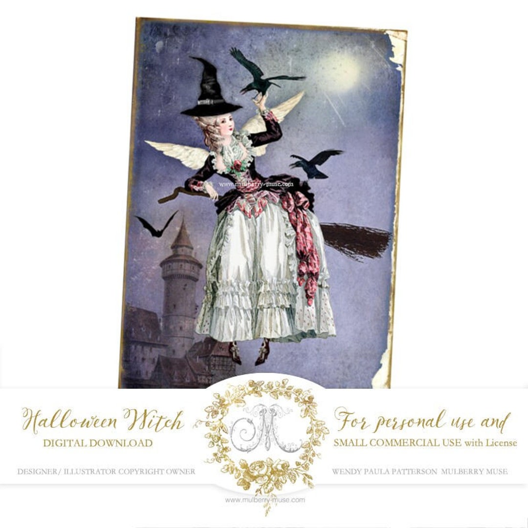 Halloween Witch Printable Halloween Party Printable Gift - Etsy