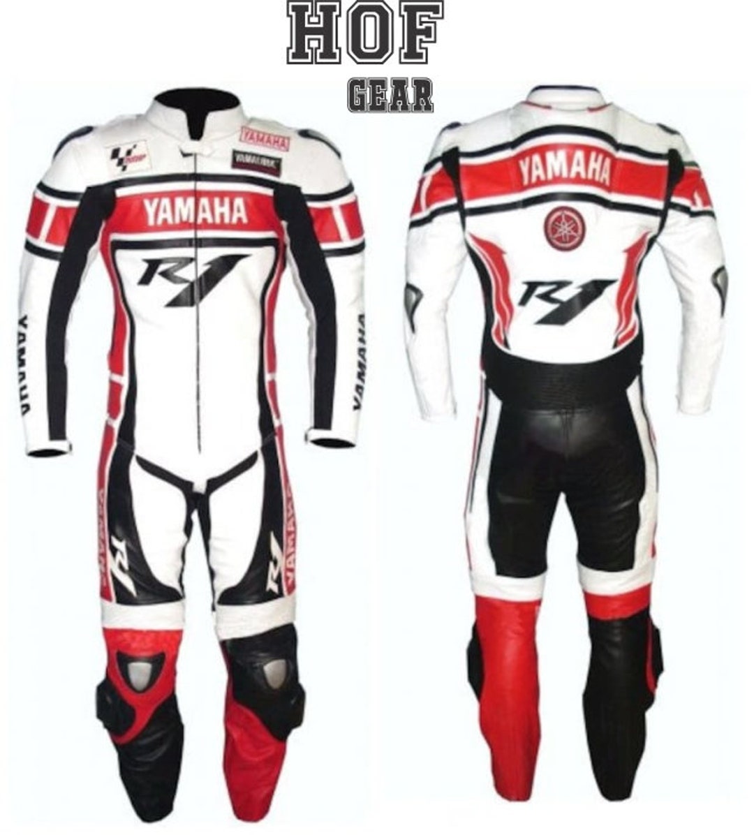 Yamaha R1 Leather Racing Suit 2024 Cowhide Leather Racing Bike Suit ...