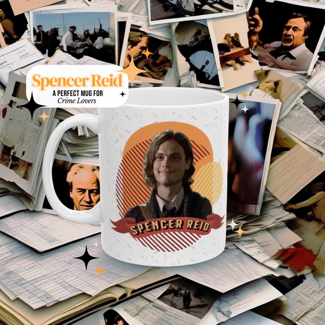 Spencer Reid Mug, Criminal Minds Merch, Crime Gift, Derek Morgan, Crime ...