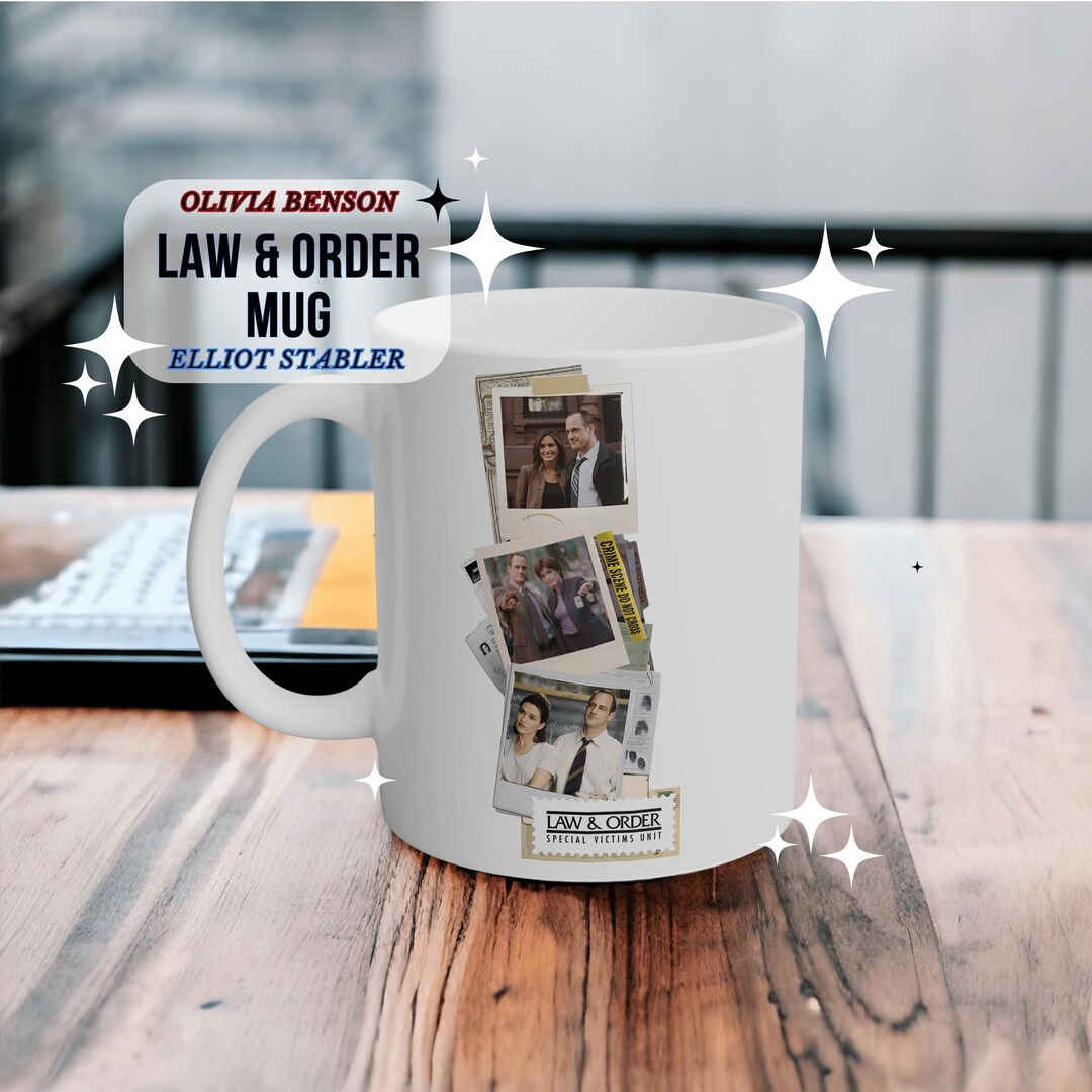 Olivia Benson and Elliot Stabler Law & Order SVU Mug - Crime Show Fan ...