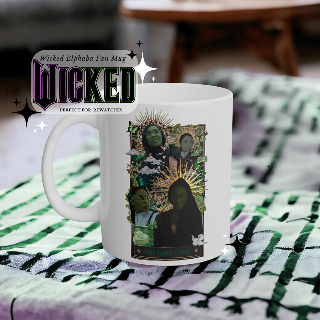 Elphaba, Defying Gravity, Wicked Cup, Glinda Wand, Wicked Movie, Shiz ...