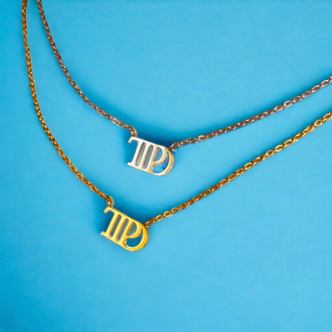 TTPD Necklace, TTPD Jewellery, Swiftiee Necklace, the Tortured Poets ...