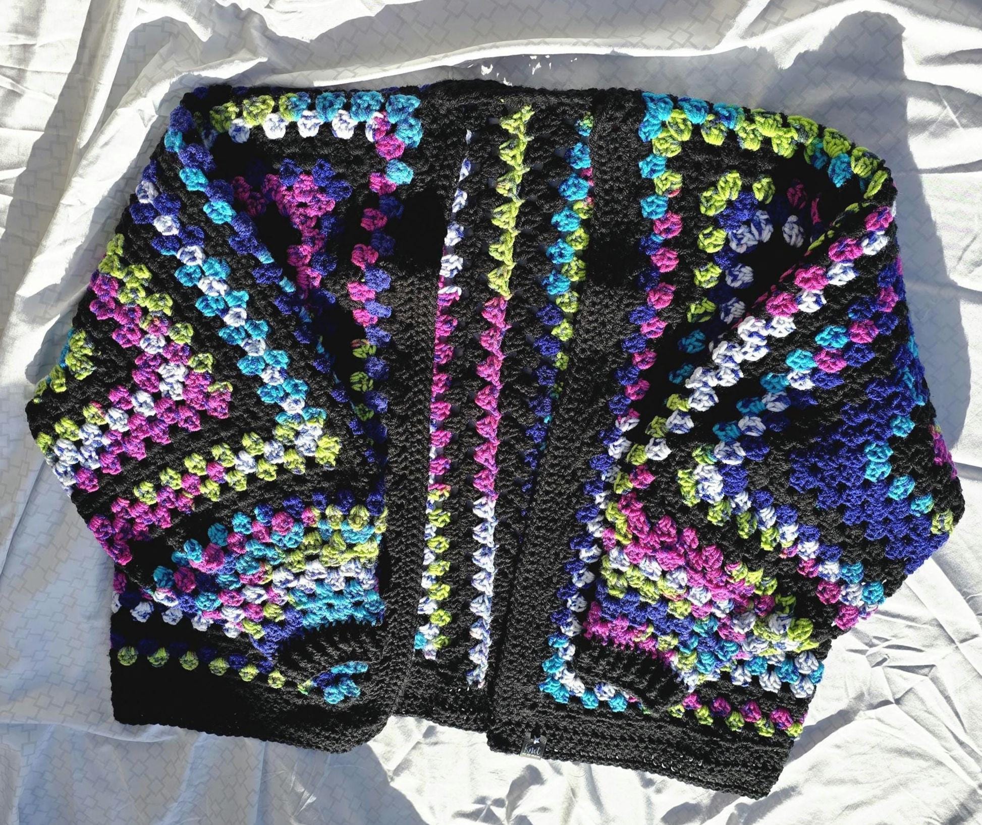 Unique Crochet Cardigan | Unisex Clothing | Oversized Cardigan ...