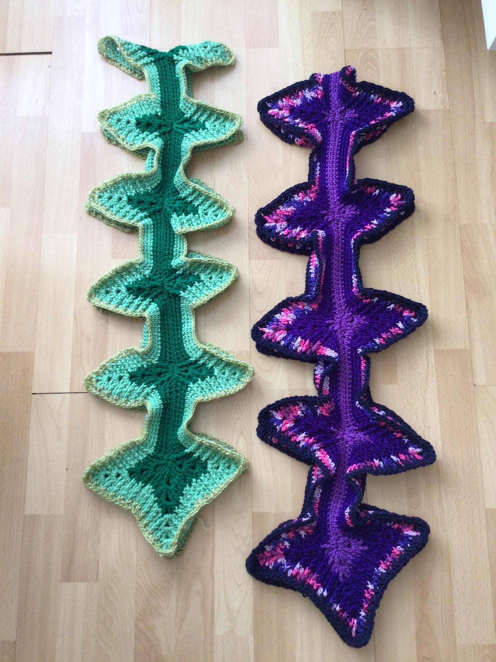 CROCHET STARF SCARF Pattern/ Crochet Scarf Pattern / Crochet Different ...