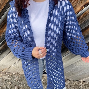 Crochet Origami Bog Jacket XS-6XL PDF Pattern / Crochet Jacket With ...