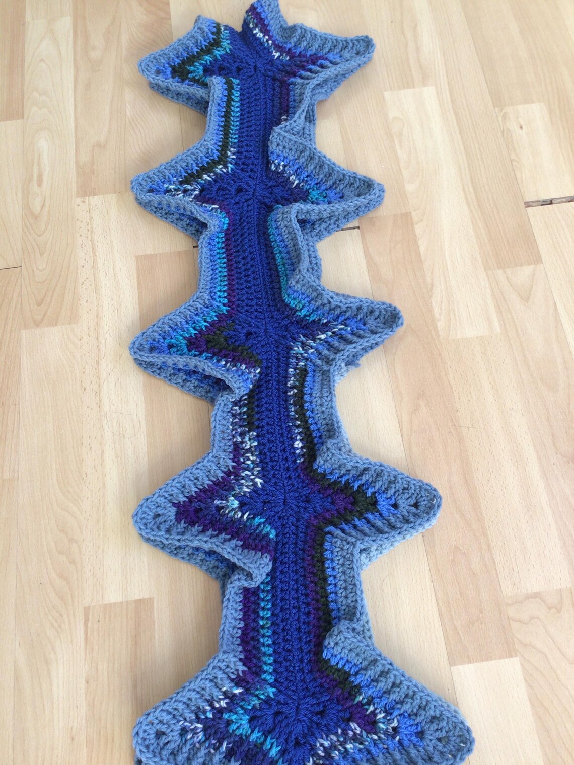 CROCHET STARF SCARF Pattern/ Crochet Scarf Pattern / Crochet Different ...