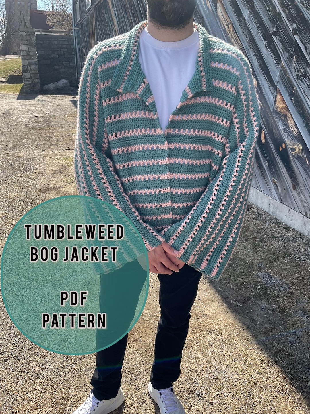 Crochet Tumbleweed BOG Jacket Pattern/ XS-5XL Crochet Cardigan Pattern PDF/ Beginner Friendly ...