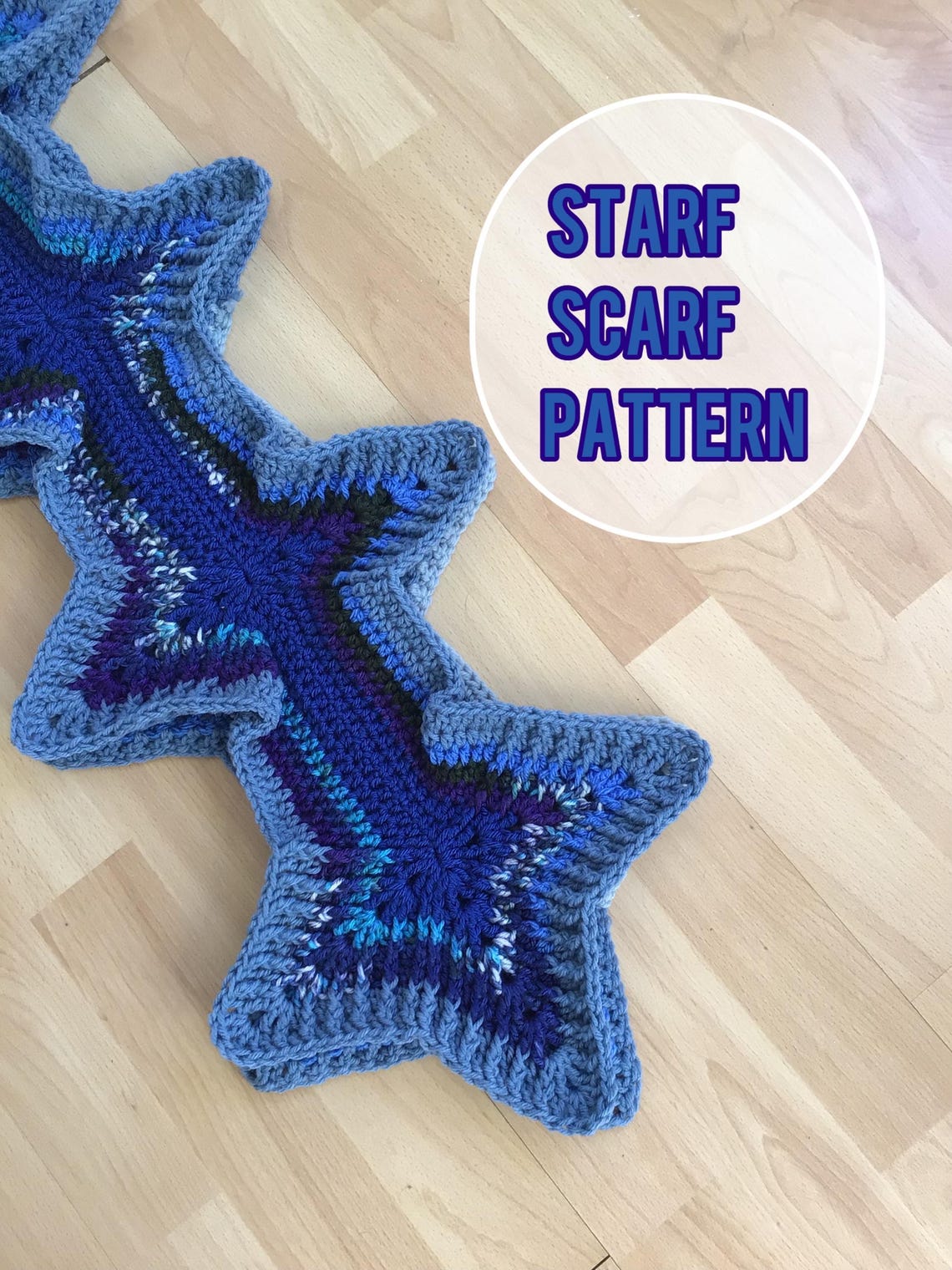 CROCHET STARF SCARF Pattern/ Crochet Scarf Pattern / Crochet Different ...