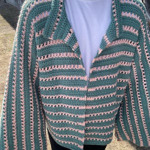 Crochet Tumbleweed BOG Jacket Pattern/ XS-5XL Crochet Cardigan Pattern ...